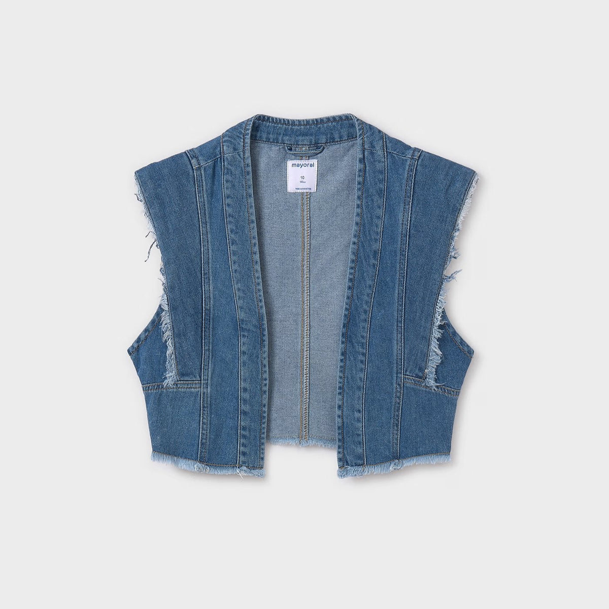 Mayoral Girls Denim Vest – LilSwimmas