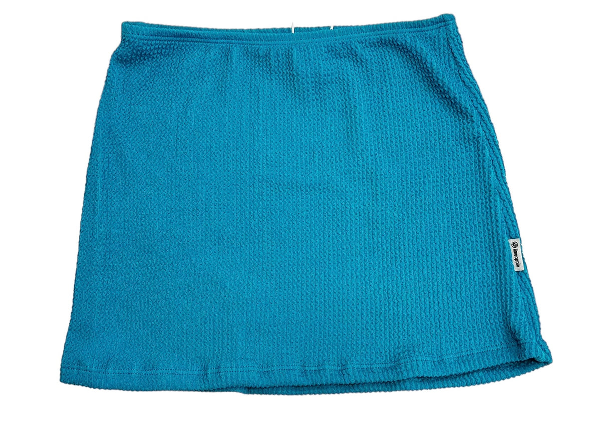 Limeapple Girls Blue Crinkle Short Skirt – LilSwimmas