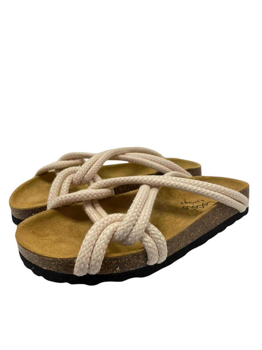 Tocoto Vintage Girls Off White Bio Cuerdas Sandals FINAL SALE – LilSwimmas